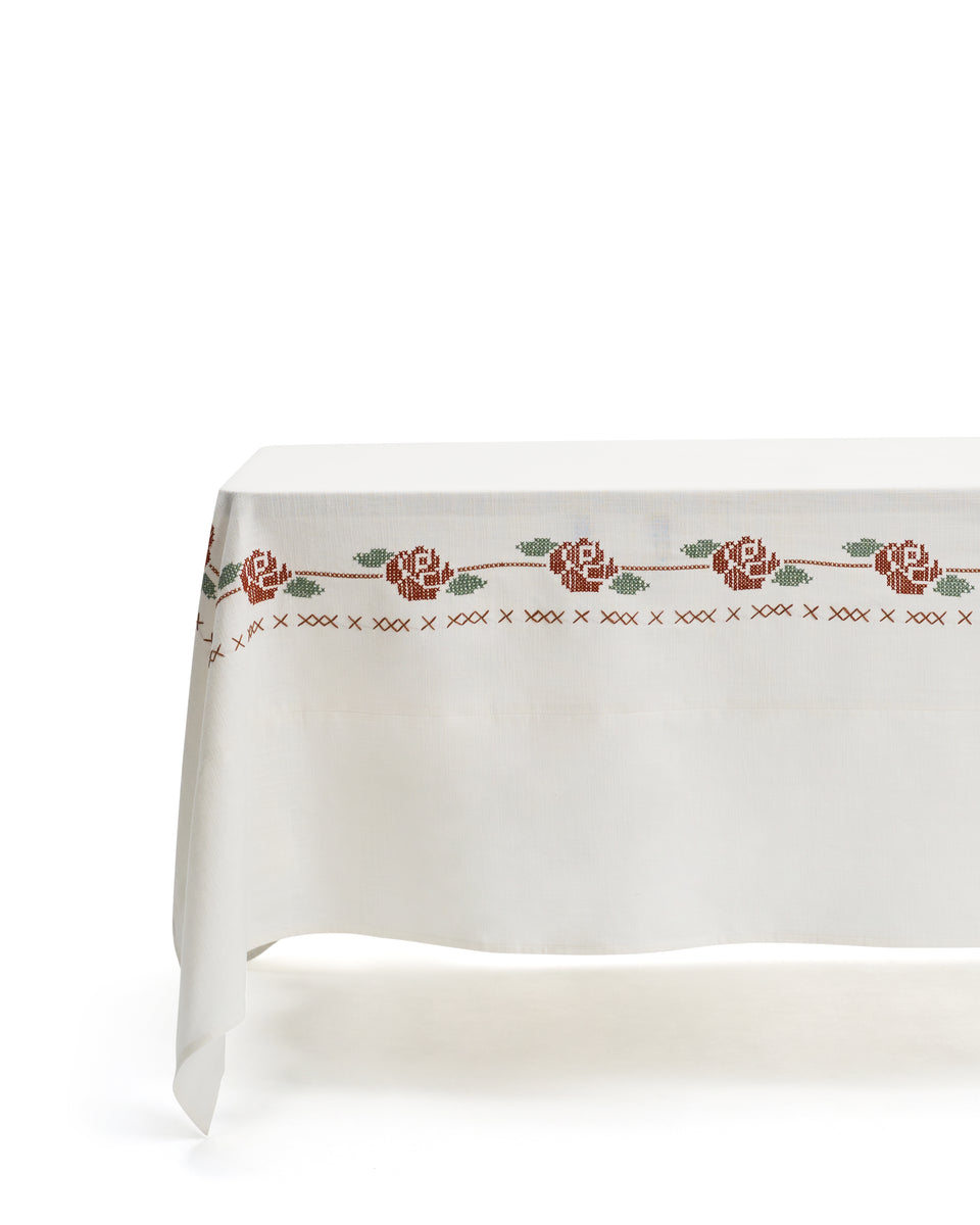 Rose Tapestry Tablecloth | Sharland England by Louise Roe