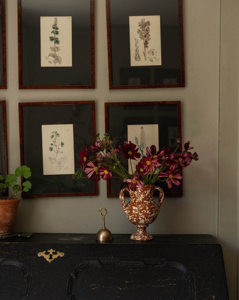 Splatter Handcrafted Ceramic Verona Vase With Handles| Sharland England ...