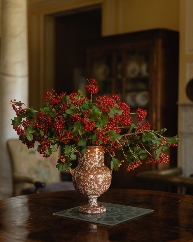 Splatter Handcrafted Ceramic Verona Vase With Handles| Sharland England ...