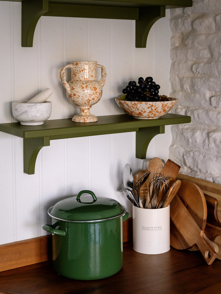Splatter Handcrafted Ceramic Verona Vase With Handles| Sharland England ...